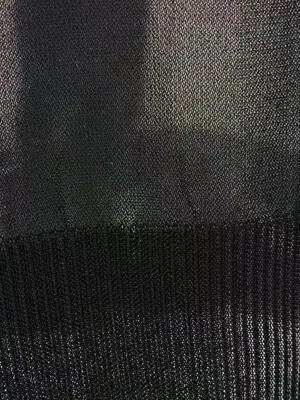 Yohji Yamamoto Semi-sheer Asymmetric-neck Cardigan