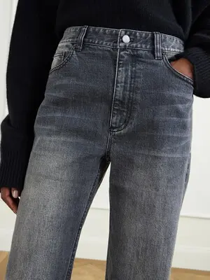 Tibi Charlotte Mid-rise Straight-leg Jeans