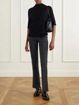 HIGH SPORT Theo Cotton-blend Straight-leg Pants