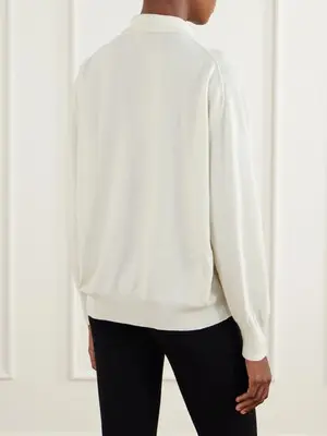 HIGH SPORT Elyse Cotton And Wool-blend Polo Shirt