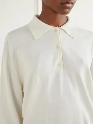 HIGH SPORT Elyse Cotton And Wool-blend Polo Shirt