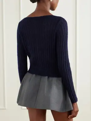 SHUSHU/TONG Embellished Knitted Cardigan