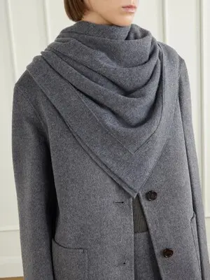 LISA YANG Frieda Cashmere Scarf - Gray