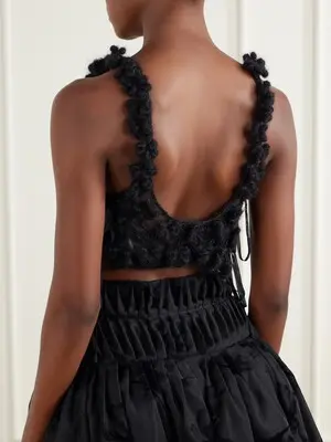 PAULINE DUJANCOURT Georgia Crocheted Mesh Bra