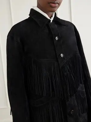 BODE Appalachian Fringed Suede Jacket
