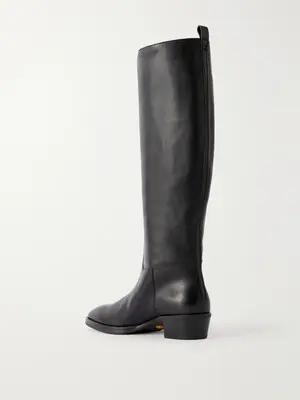 JIMMY CHOO Mave 45 Leather Knee Boots