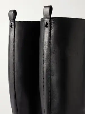 JIMMY CHOO Mave 45 Leather Knee Boots