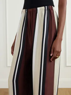 Faithfull The Brand Jensen Satin Wide-leg Pants