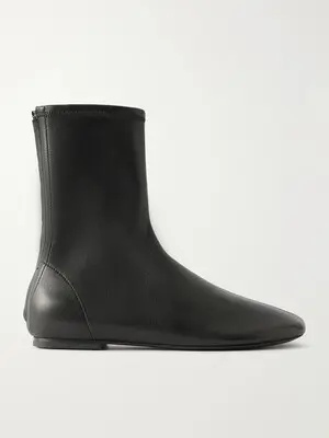 A.emery Sutherland Stretch-leather Ankle Boots - Black