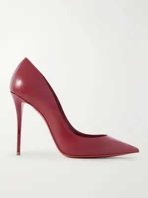 CHRISTIAN LOUBOUTIN La Pigalle 100 Patent Leather Pumps - Red