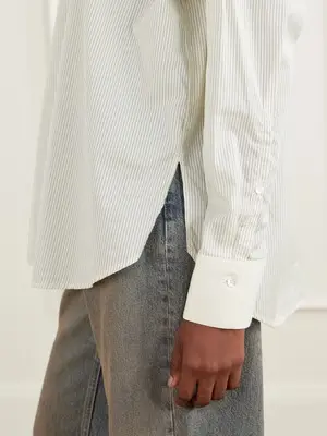 MFPEN Inquiry Striped Cotton Shirt