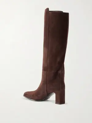 JIMMY CHOO Caly 65 Suede Knee Boots
