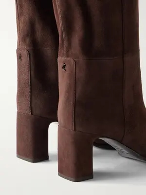 JIMMY CHOO Caly 65 Suede Knee Boots