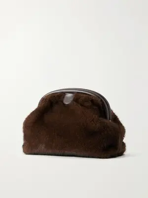 Stella McCartney Flabella Plush Clutch Bag