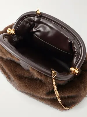 Stella McCartney Flabella Plush Clutch Bag