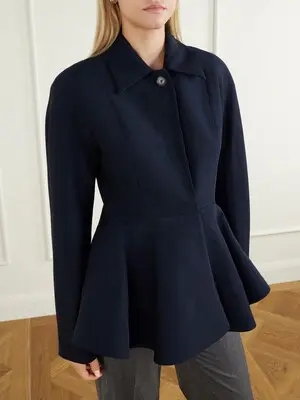 Stella McCartney Crepe Peplum Jacket