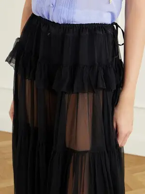 Chloé Balloon Silk-mousseline Pants