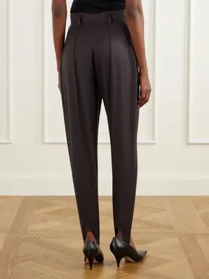 Stella McCartney Tapered Wool-flannel Stirrup Pants