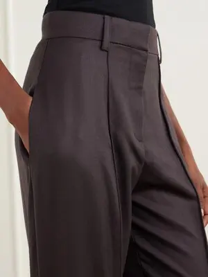 Stella McCartney Tapered Wool-flannel Stirrup Pants