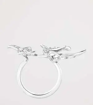 Boucheron White And Diamond Lierre De Paris Ring