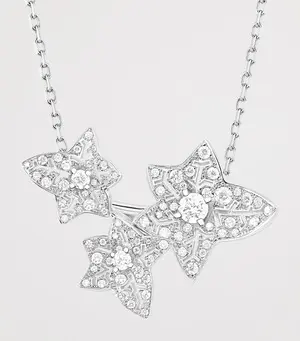 Boucheron White And Diamond Lierre De Paris Necklace
