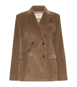 MAX MARA Corduroy Double-breasted Blazer