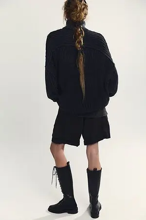 We The Free Worn Thru Turtleneck Sweater At
