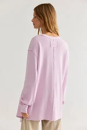 We The Free On Your Side Asymmetric Thermal At - Pink
