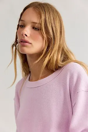 We The Free On Your Side Asymmetric Thermal At - Pink