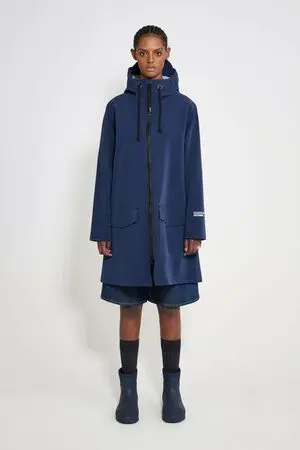 Stutterheim Mosebacke Patch Raincoat - Navy