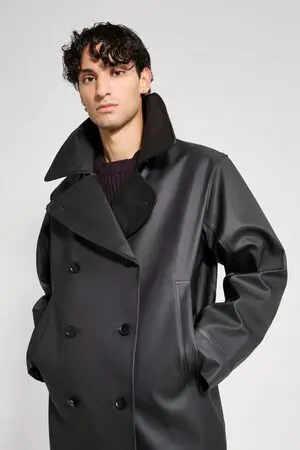 Stutterheim Tranholmen Double Breasted Raincoat