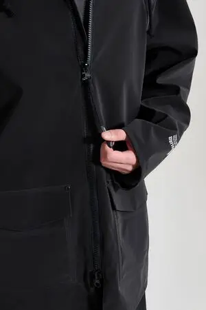 Stutterheim Stockholm Patch Raincoat - Black