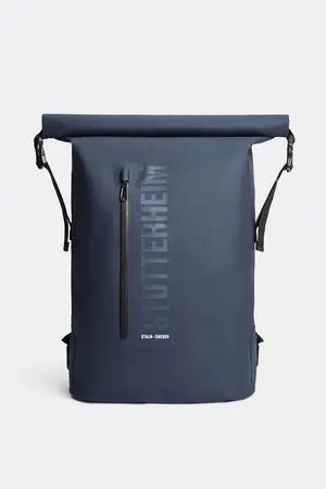 Stutterheim Rain Rolltop 25l Backpack - Navy
