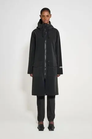Stutterheim Stockholm Long Patch Raincoat