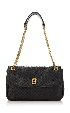 Bottega Veneta Madison Intrecciato Leather Bag - Brown