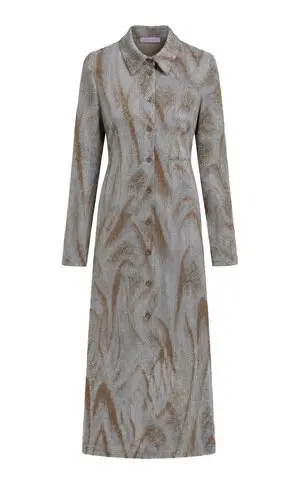 MARGHERITA MACCAPANI Andre Cotton-blend Jacquard Dress