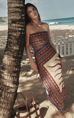 Johanna Ortiz Paraiso Agreste Printed Coton Maxi Dress - Multi