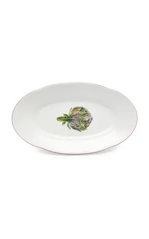 AUGARTEN WIEN Exclusive Botanica Artichoke Porcelain Serving Plate - Multi
