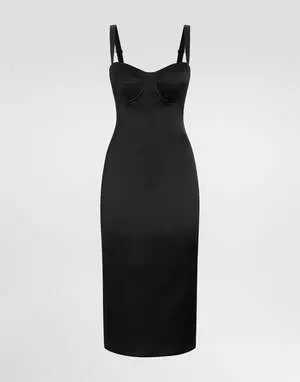Dolce & Gabbana Satin Dress Dresses Satin
