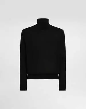 Dolce & Gabbana Cashmere Turtleneck Sweaters And Cardigans