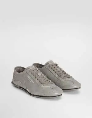 Dolce & Gabbana Calfskin Lipari Lace-ups - Grey