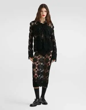 Dolce & Gabbana Crochet-knit Skirt Collection