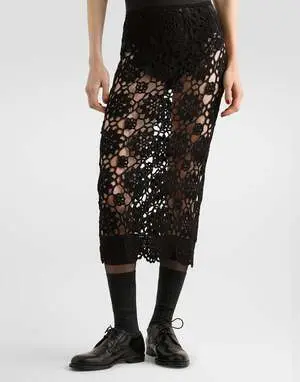 Dolce & Gabbana Crochet-knit Skirt Collection