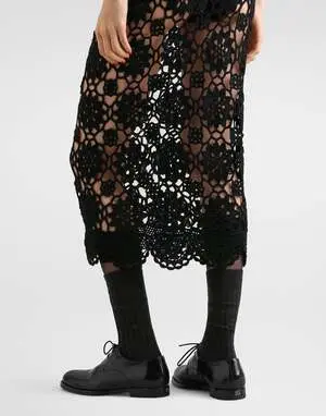 Dolce & Gabbana Crochet-knit Skirt Collection