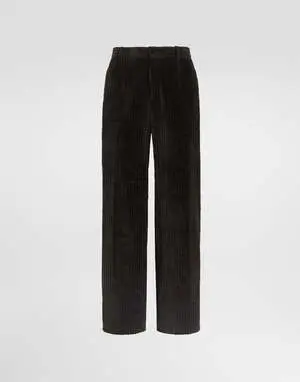 Dolce & Gabbana Corduroy Trousers Pants And Shorts Velvet - Brown
