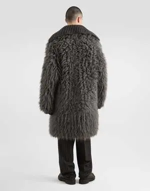 Dolce & Gabbana Fur-effect Mohair Cardigan Sweaters And Cardigans