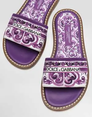 Dolce & Gabbana Ciabatta Flat Shoes