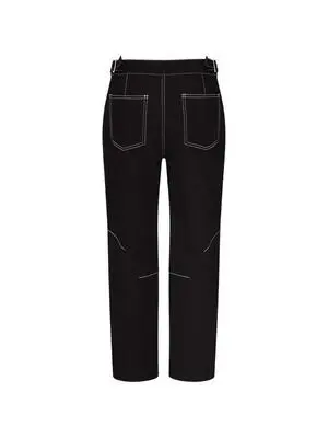 Rag & Bone Contrast-stitch Straight-leg Trousers