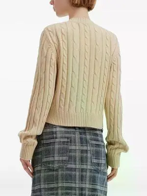 B+AB Cable-knit Button-up Cardigan