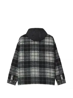 Izzue Plaid Hooded Jacket